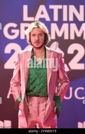 Rubel attends the Latin Grammy Awards at the MGM Grand Garden Arena in ...