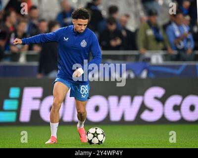 Chemsdine Talbi of Club Brugge during the UEFA Champions League 2024/25 ...