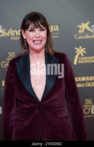 Mabel Lozano attends 36th Goya Awards - Red Carpet at Palau de les Arts ...