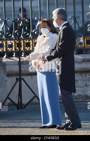 Margarita Robles, Fernando Grande Marlaska attends New Year's Military ...
