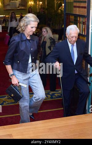 Princess Elena de Borbon, Mario Vargas Llosa during 'Capote De Las ...