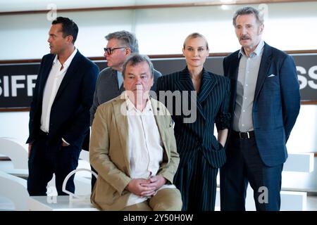 Neil Jordan, actress Diane Kruger and actor Liam Neeson attended ...