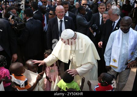 Pope Francis visits the Central African Republic Stock Photo - Alamy