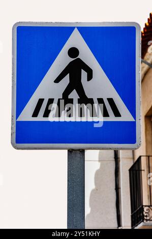 Road signs, road sign zebra Stock Photo - Alamy