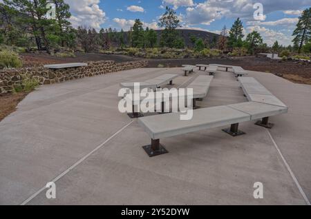Sunset Crater Amphitheater along Lava Flow Trail Stock Photo - Alamy