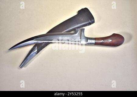 Sikh kirpan knife in scabbard Stock Photo - Alamy