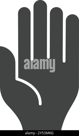 Palm icon vector image. Suitable for mobile application web application ...