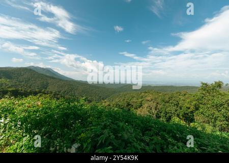 View point of Mountain and Kwan Phayao Lake, Phayao Province, Thailand ...