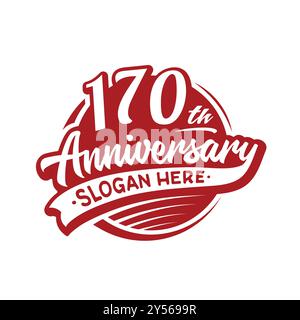 170 years logo design template. 170th anniversary vector and ...