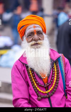 Tourists and local people visiting kashi to worship lord shiva and take ...