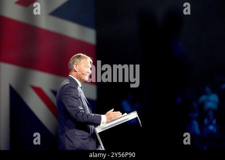 Reform UK MP Rupert Lowe during the Reform UK North West Essex ...