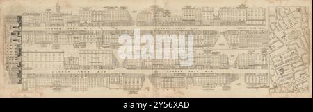 Tallis London Street View #9 New Bond Street (North) 1838 old antique ...