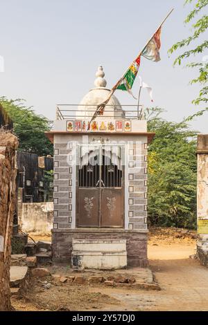 Killa, Degana, Rajasthan, India. November 9, 2022. Mural of a woman on ...