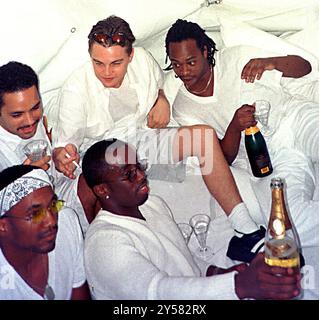 September 7, 1998, East Hampton, New York, USA: Two women pour ...