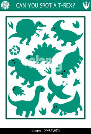 Dinosaur I spy game for kids. Searching and counting activity with ...