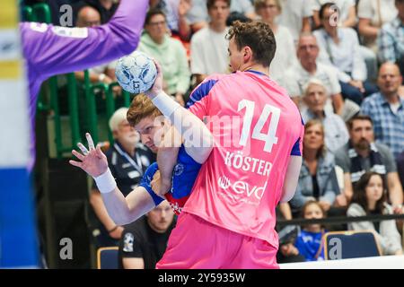 Moritz Köster (TSV Bayer Dormagen), 2. Handball Bundesliga TuSEM Essen ...