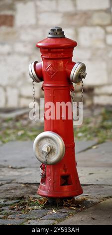 hydrant at square Altstadtmarktplatz, Germany, Lower Saxony, Brunswick ...