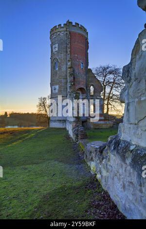 Wimpole Hall and its Folly Stock Photo - Alamy