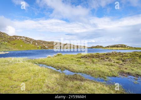 Lough at Slieve League Cliffs Stock Photo - Alamy