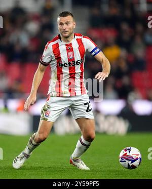 Stoke City's Ben Gibson during the Sky Bet Championship match at the ...