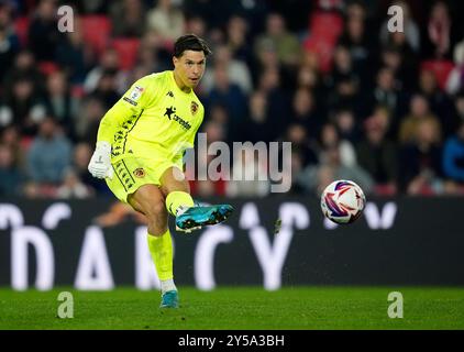 Hull City goalkeeper Ivor Pandur during the Sky Bet Championship match ...