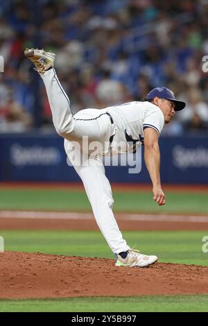 Tampa Bay Rays pitcher Manuel Rodríguez poses for a portrait during ...