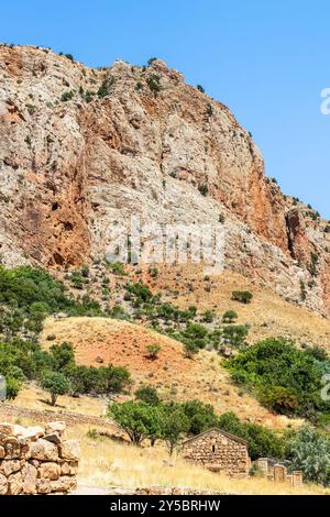 colorful rocks of Noravank gorge around Noravank monastery in Vayots ...