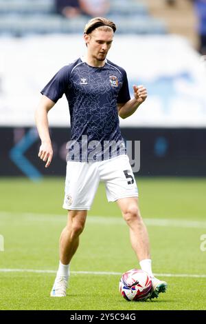 Coventry City's Jack Rudoni warms up during the Sky Bet Championship ...