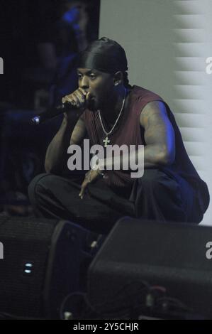 Rapper SwaVay (Andre Khaliel Jones) at The Sylvee on November 1, 2025 ...