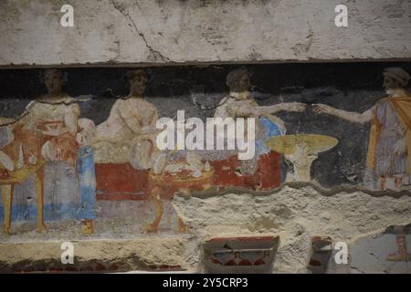 Ancient Macedonian burial art Stock Photo - Alamy