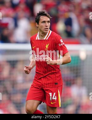 Liverpool's Federico Chiesa during the Premier League match at Craven ...