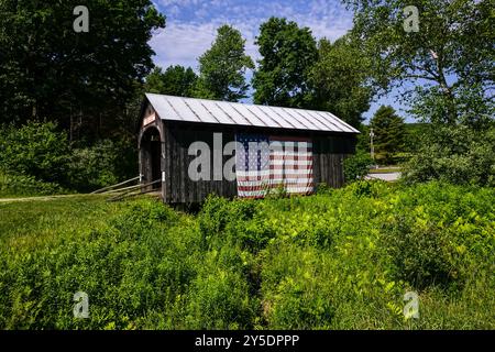 The Victorian Village Covered Bridge also known as The Kissing Bridge ...