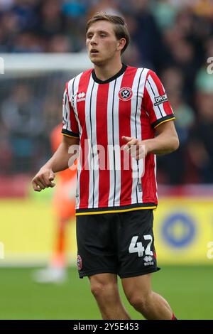 Sydie Peck of Sheffield United during the Sky Bet Championship match ...