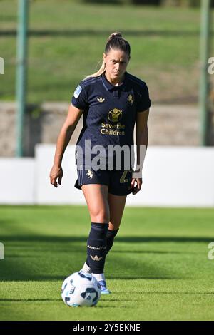 Viola Calligaris of Juventus FC in action during the Coppa Italia ...