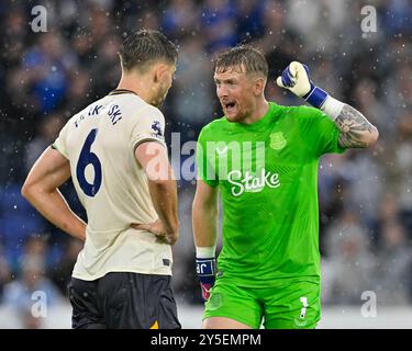 James Tarkowski #6 of Everton F.C. during the Premier League match ...
