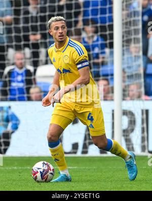 Ethan Ampadu of Leeds United in action during the Premier League match ...