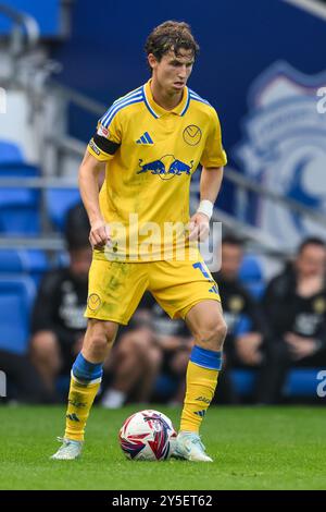 Brenden Aaronson of Leeds United in action during the Premier League ...