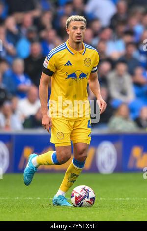 Ethan Ampadu of Leeds United in action during the Premier League match ...