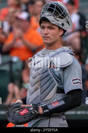 Detroit Tigers catcher Dillon Dingler (13) in the fourth inning of a ...