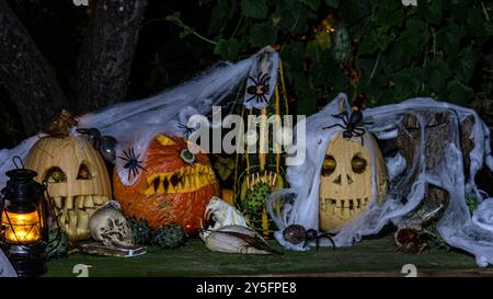 Unusual original Halloween composition, scary Jack O Lantern Halloween ...