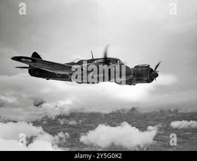 Bristol Beaufighter aircraft of the Royal Air Force, used for long ...