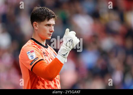 Sheffield United goalkeeper Michael Cooper during the Sky Bet ...