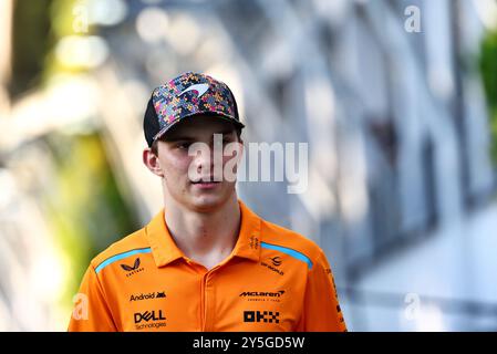 Singapore, Singapore. 22nd Sep, 2024. PIASTRI Oscar (aus), McLaren F1 ...