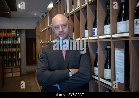 Berry Bros. & Rudd's Creative Director Geordie Willis Stock Photo - Alamy