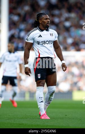 Adama Traoré Of Fulham during the Newcastle United v Fulham Premier ...