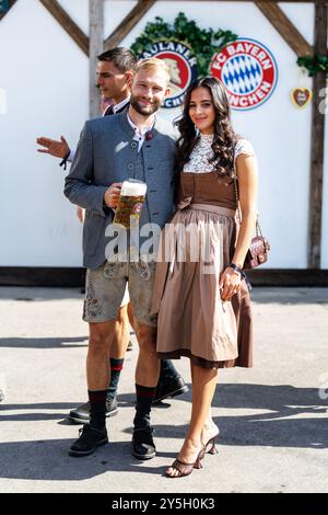 Ines-Sarah, wife of Konrad Laimer AUT 20 in the best of 16 match ...