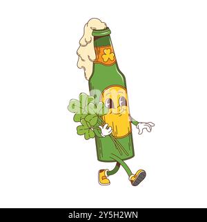 beer bottle with clover Stock Vector Image & Art - Alamy