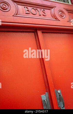 Separate gender entrance sign for public school 116, Murray Hill, New ...