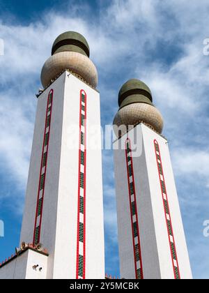 Mosque of the Divinity, Dakar, Senegal - Dual Minaret shot Stock Photo ...
