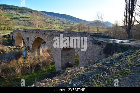 Located in Cankiri, Turkey, Akbas Bridge was built in the 20th century ...